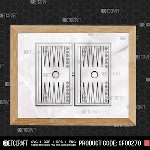 Backgammon SVG, Backgammon Outline, Board Game Svg, Games Svg ...