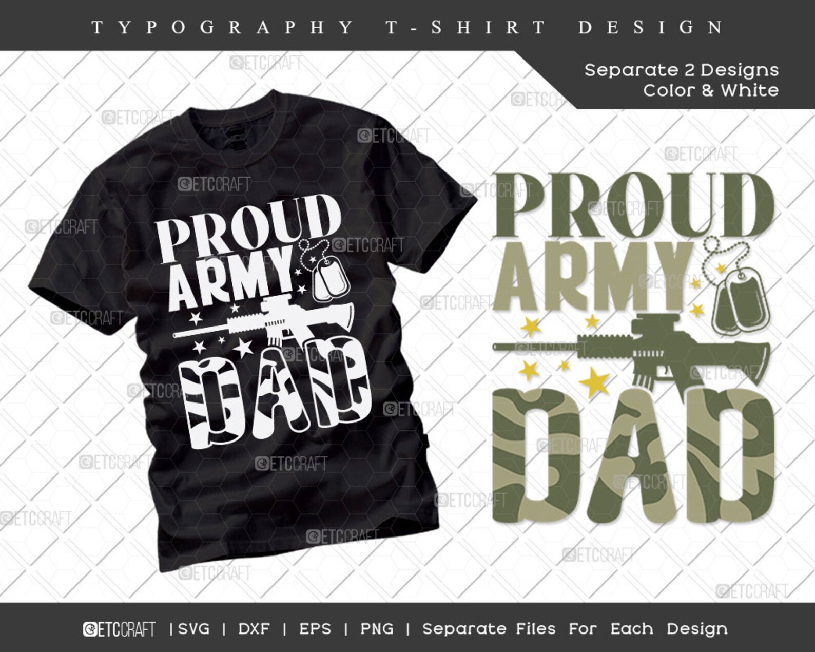 Proud Army Dad SVG Cut File Soldier Dad Svg Father's | Etsy