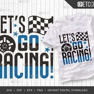 Lets Go Racing SVG Bundle Car Racing Svg Racing Flag Svg - Etsy