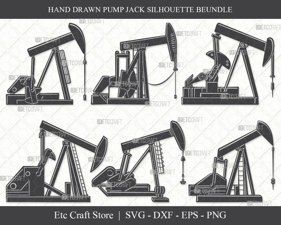 Pump Jack SVG Pump Jack Silhouette Oil Pumpjack Svg Oil - Etsy