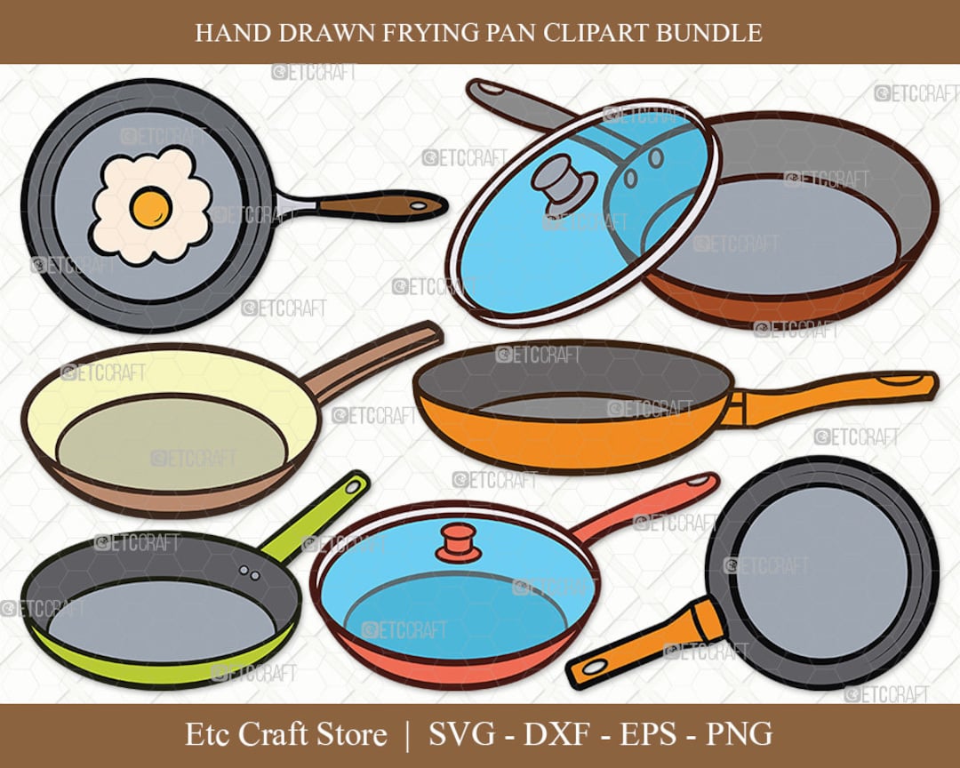 Cast Iron Frying Pan Clipart