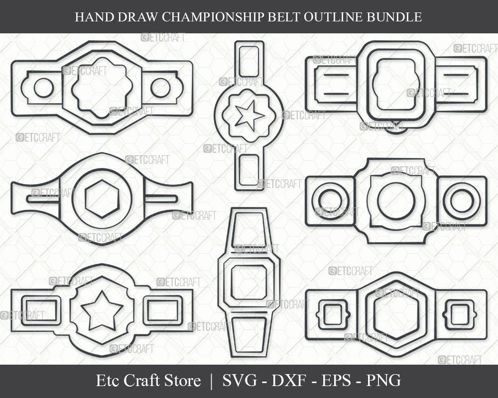 How To Draw Wwe Belts