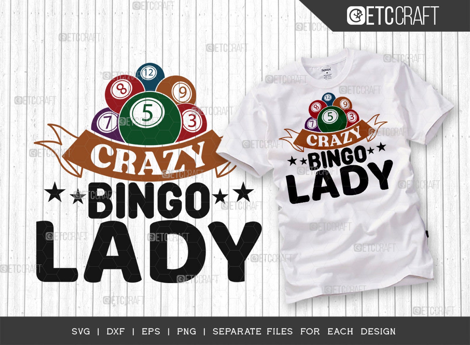 Crazy Bingo Lady SVG Bundle Bingo Svg Bingo Gift Svg Bingo - Etsy Canada