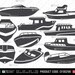 Speed Boat SVG, Speed Boat Silhouette, Motor Boat Svg, Yacht Svg, Boat ...