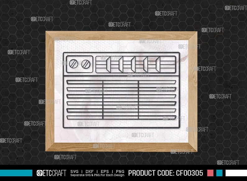 Air Conditioner SVG AC Outline Floor Standing Svg Hvac Svg - Etsy