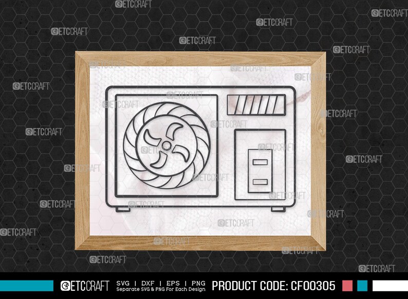 Air Conditioner SVG AC Outline Floor Standing Svg Hvac Svg - Etsy