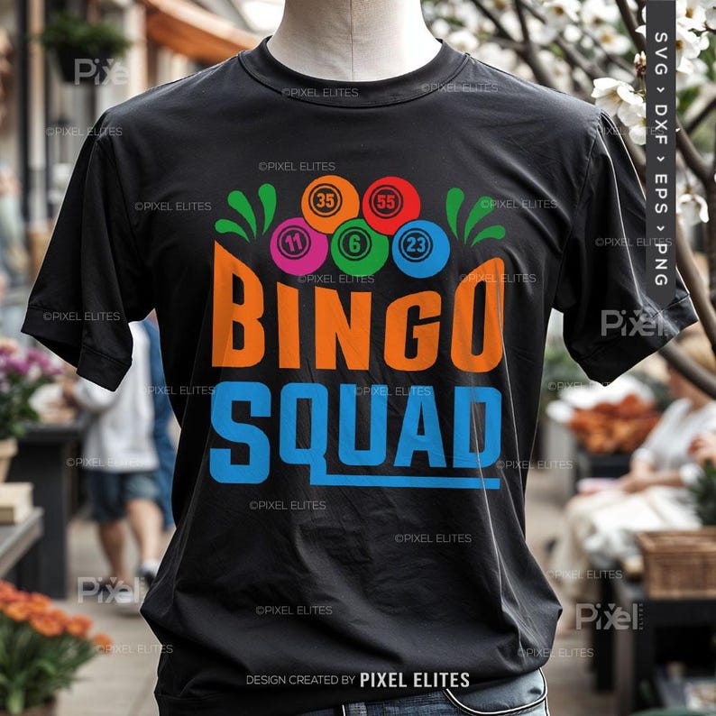 Bingo Squad SVG Bundle: Funny Team Shirt Design (digital Download - Etsy