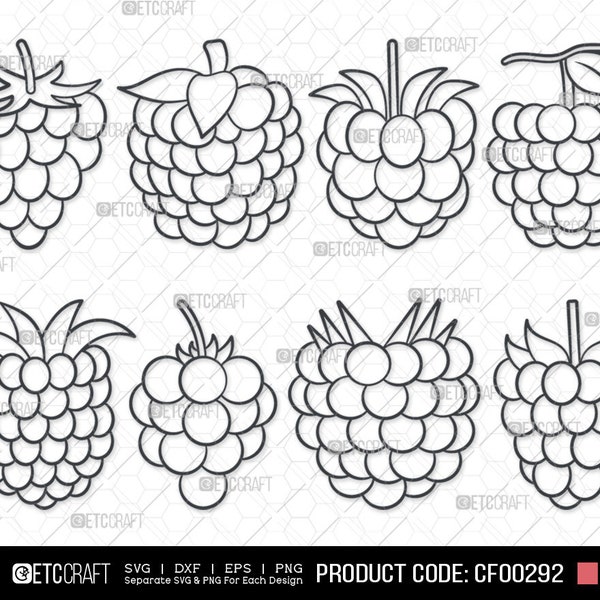 Fruits Outline Svg - Etsy