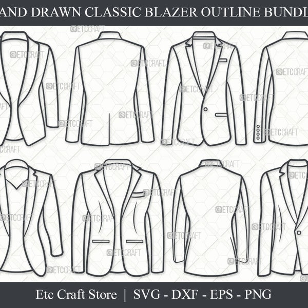 Wedding Suit Outline - Etsy