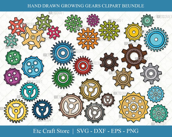 Machine Gear Clip Art