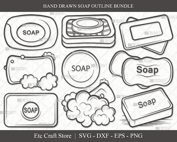 Paper, Party & Kids Collage Sheets Soap Files for Cricut Soap Outline ...