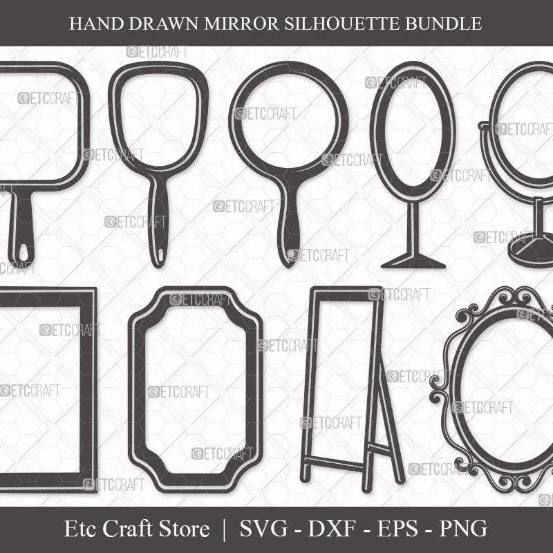 Hand Held Mirror - Etsy