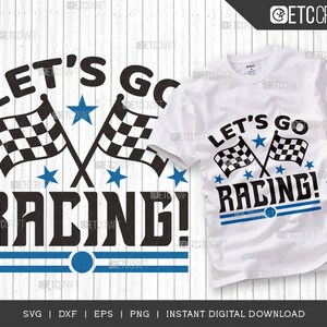 Lets Go Racing SVG Bundle, Car Racing Svg, Racing Flag Svg, Sports Svg ...