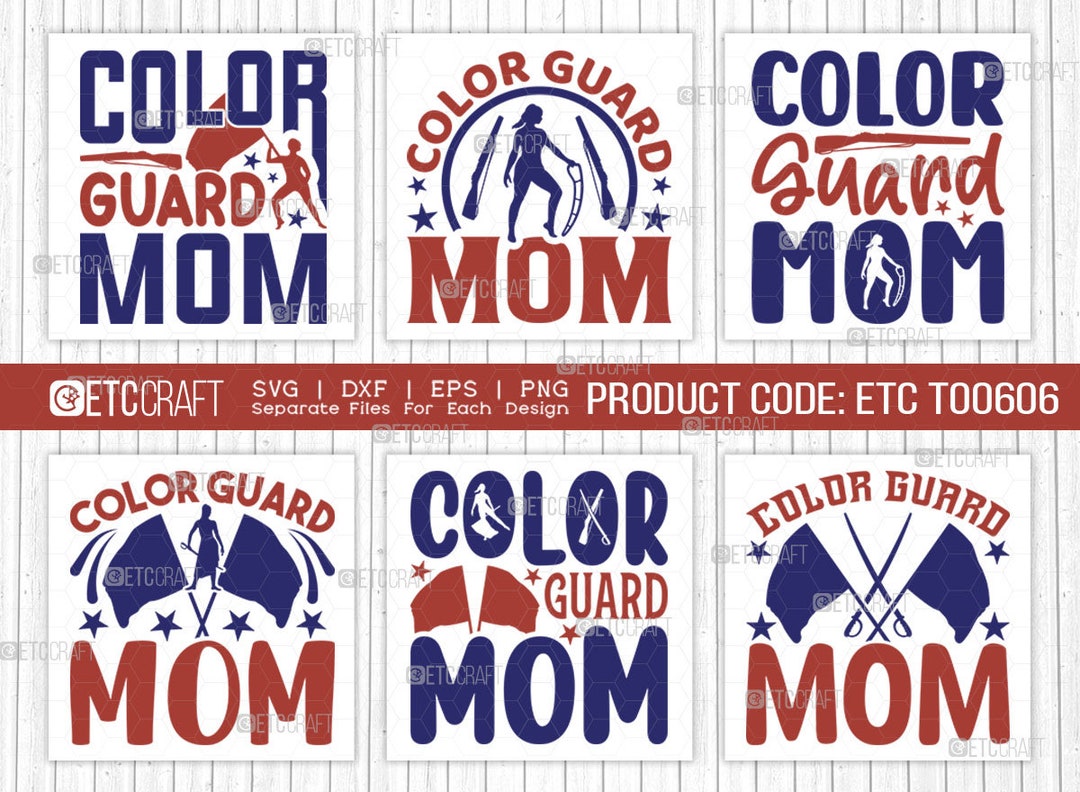 Color Guard Mom SVG Bundle, Marching Band Svg, Color Guard Svg, Color ...