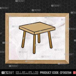 Side Table SVG, Side Table Clipart, Round Table Svg, Decorative Table ...