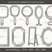 Mirror Outline SVG Mirror Svg Mirror Frame Svg Compact Mirror Svg Hand ...