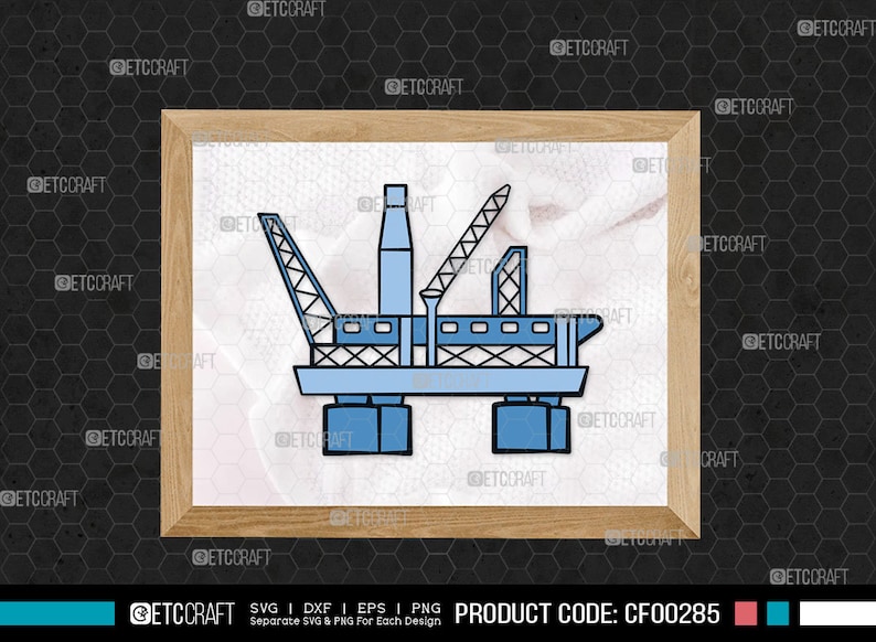 Oil Rig Clipart Oil Rig SVG Oil Derrick Svg Oil Well Svg - Etsy Canada