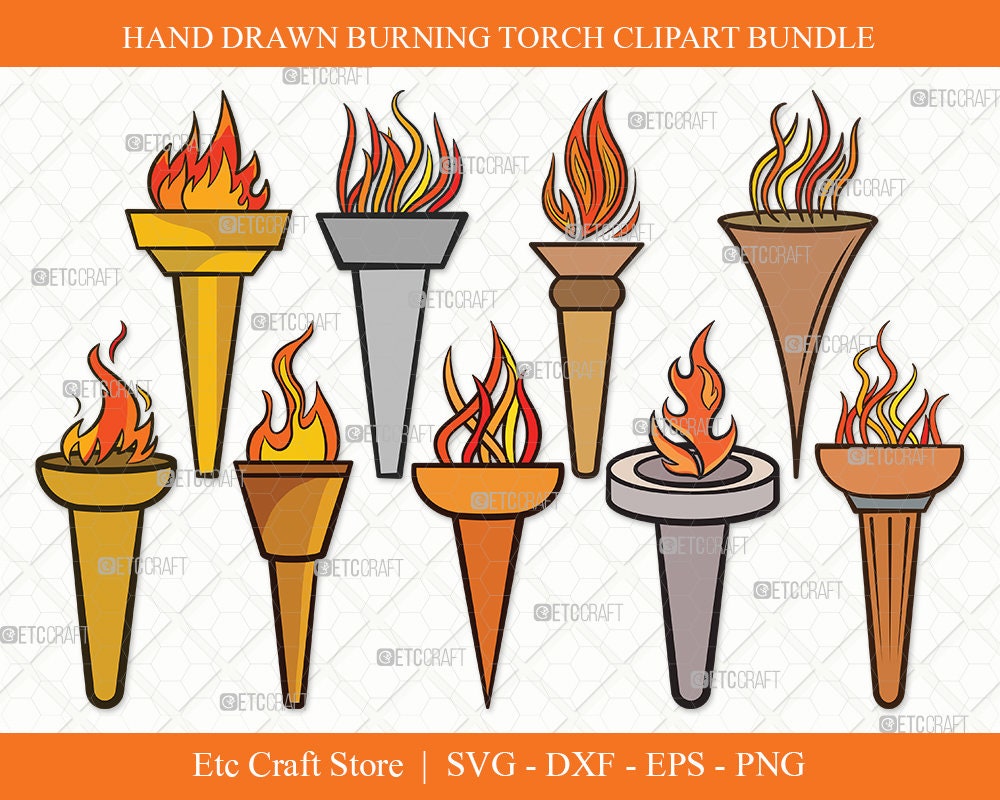 Burning Torch Clipart