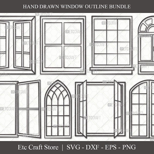 Window Svg - Etsy