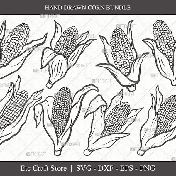 Corn Cobs Svg - Etsy