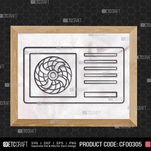 Air Conditioner SVG, AC Outline, Floor Standing Svg, Hvac Svg, Portable ...