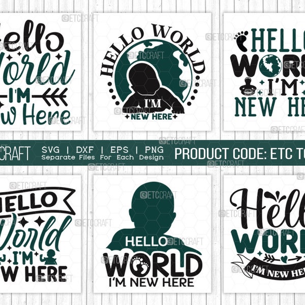 Girl Hello World Im Svg - Etsy