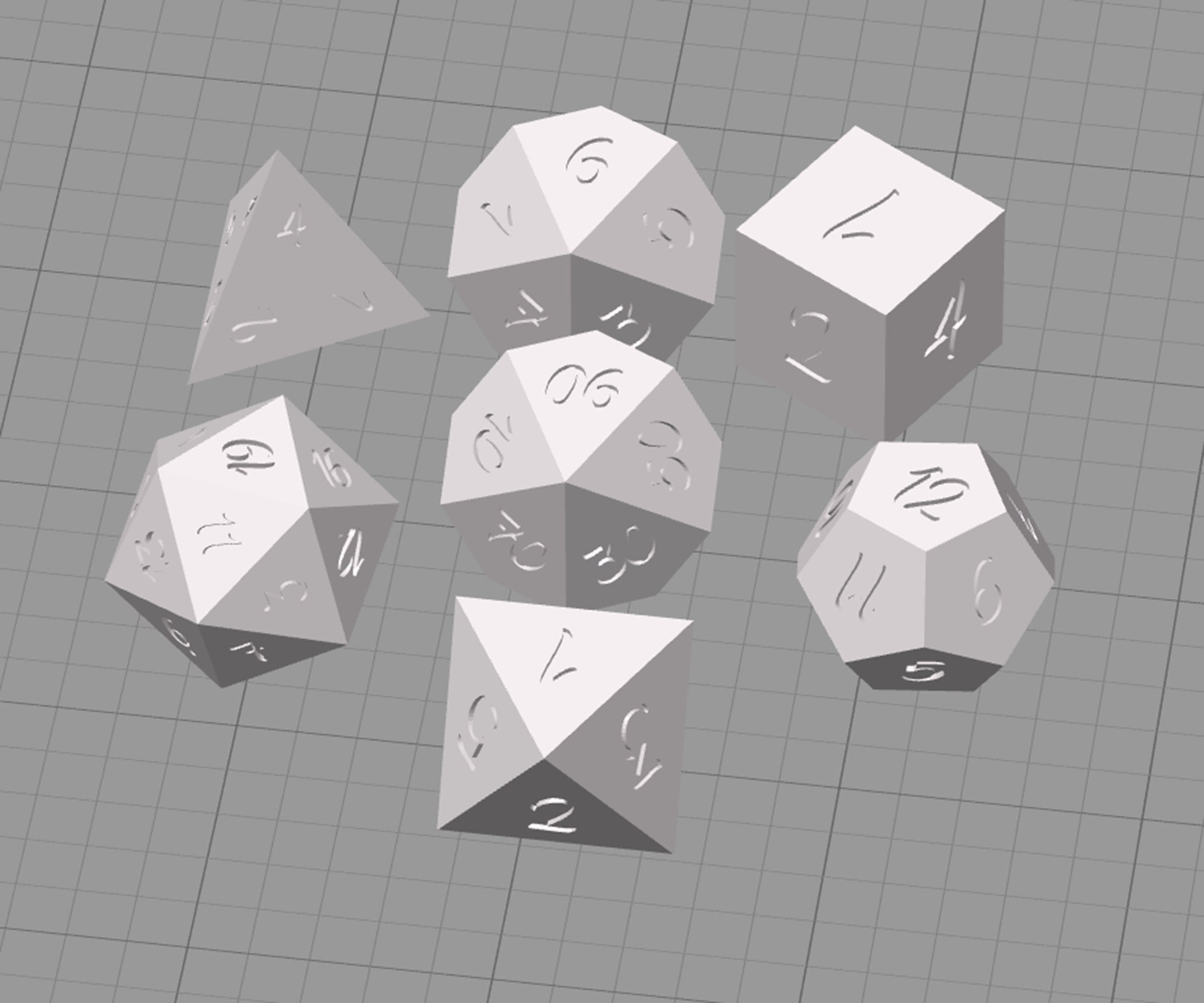 Dnd Master Dice 3D Printing STL Digital Download Texas Font RPG ...