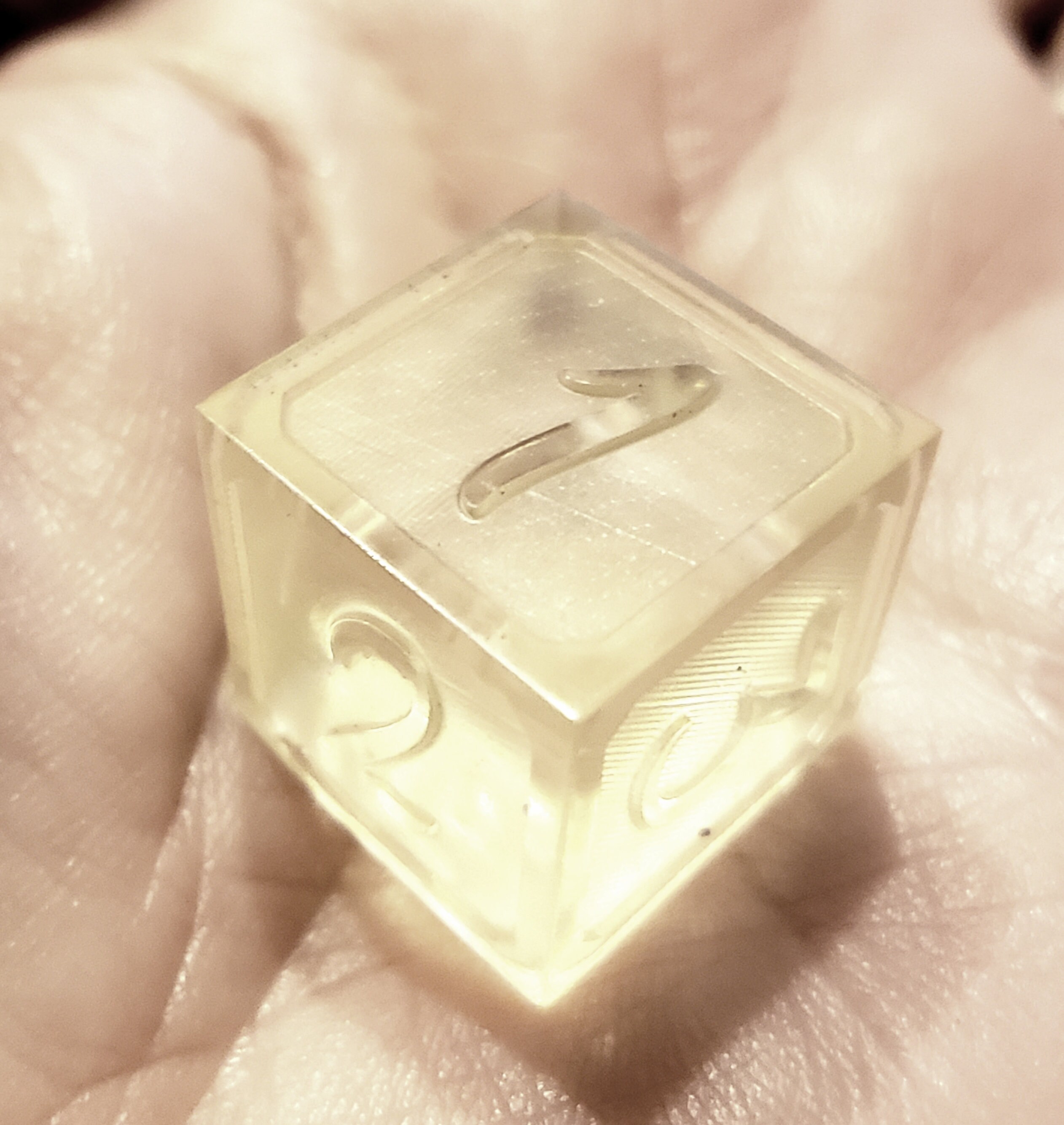 The Original and First Dnd Dice Raised Numbers Texas Font 3D Printing ...