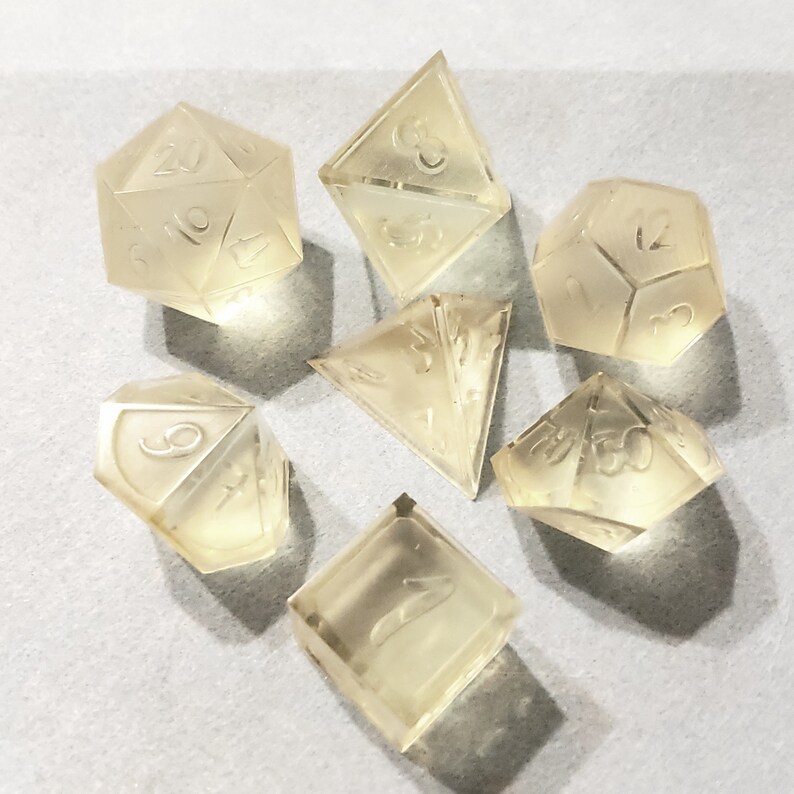 The Original and First Dnd Dice Raised Numbers Texas Font 3D Printing ...