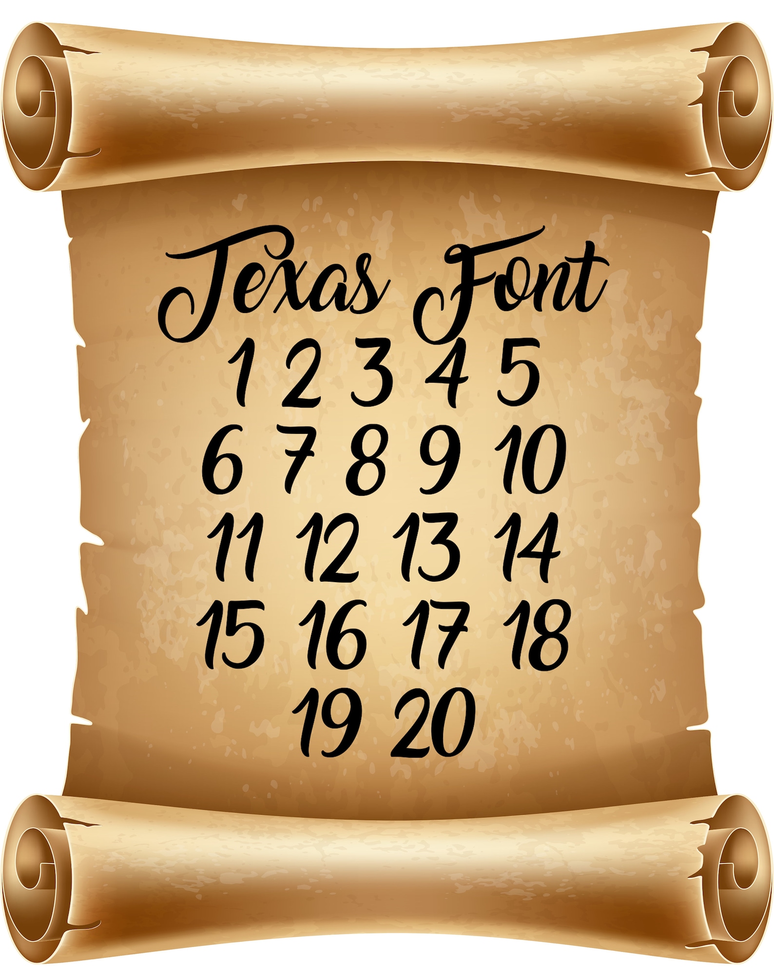 The Original and First Dnd Dice Raised Numbers Texas Font 3D | Etsy UK