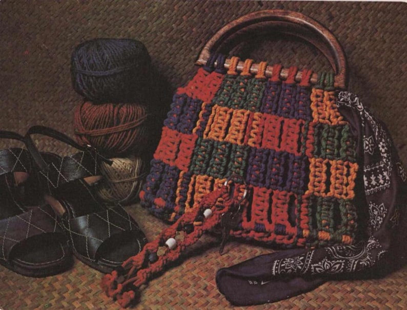 Vintage Purse Strings Macrame Pattern Book PDF Download! - Etsy