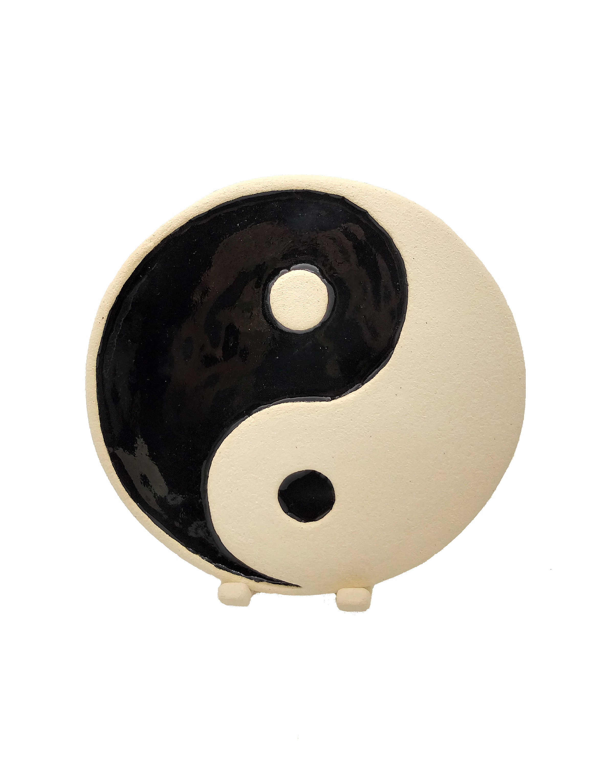 Yin Yang Ceramic Plate, Yin Yang Plate for Wall and Table, Yin Yang ...