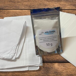 Polyamide Powder Sublimation on Cotton 2 Handkerchief 50g - Etsy