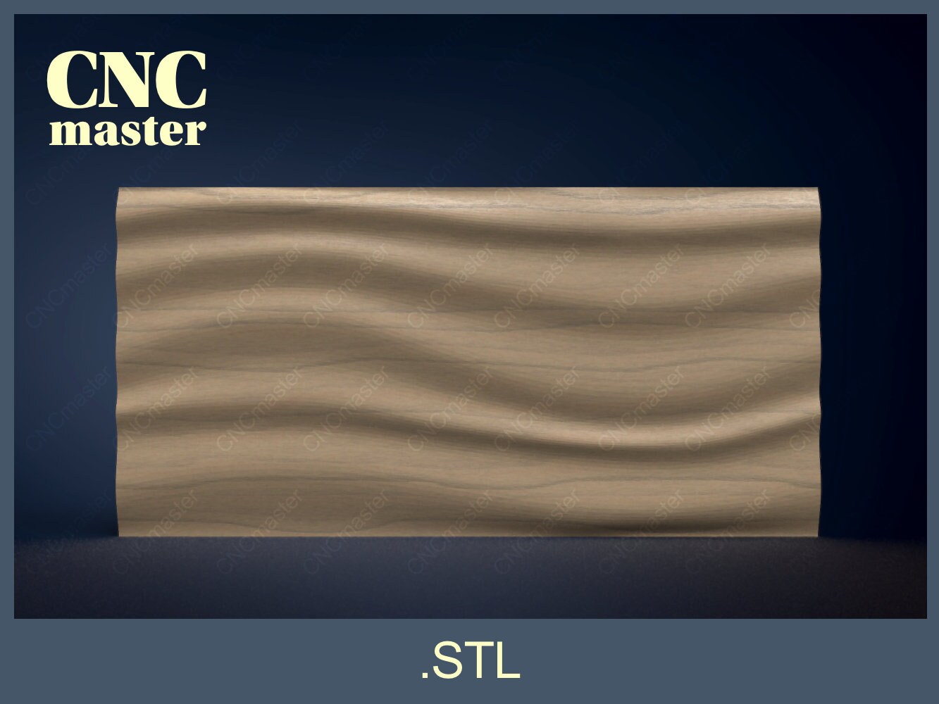 Wavy Panel-3 3D STL Model (digital Model) | STL 3D Model for CNC Router ...