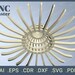 Parametric Lamp Shade (digital Model) | CNC Vector Model for CNC Router ...