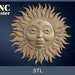 Decor "sun" 3D STL Model (digital Model) | STL 3D Model for CNC Router ...