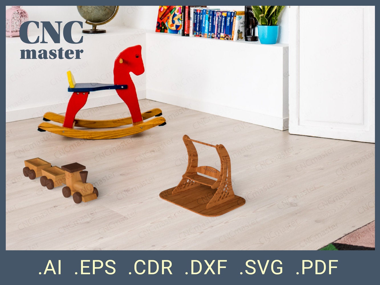 Toy Swing digital Model CNC Vector Model for CNC Router - Etsy