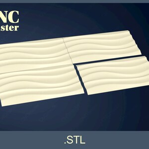 Wavy Panel-3 3D STL Model (digital Model) | STL 3D Model for CNC Router ...