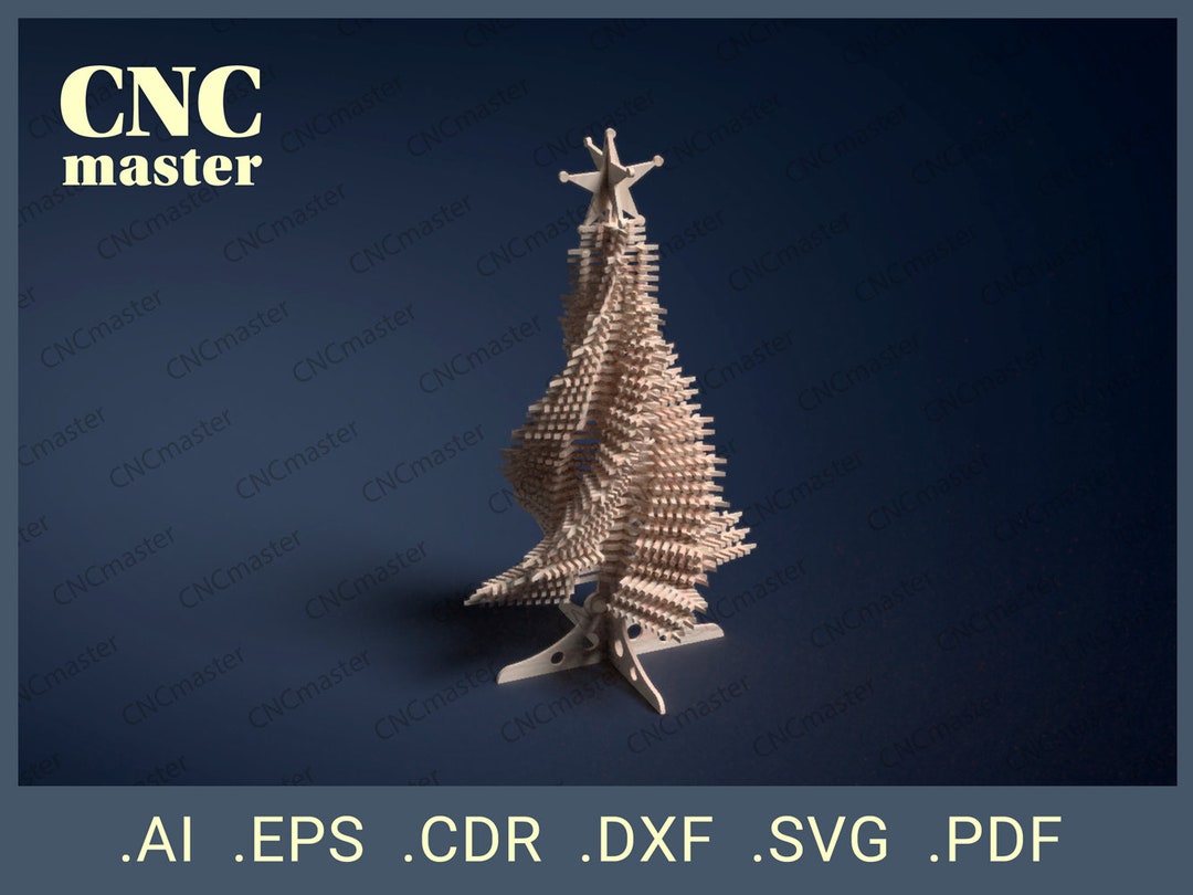 Decorative Christmas Tree-3 (digital Model) | CNC Vector Model for CNC ...