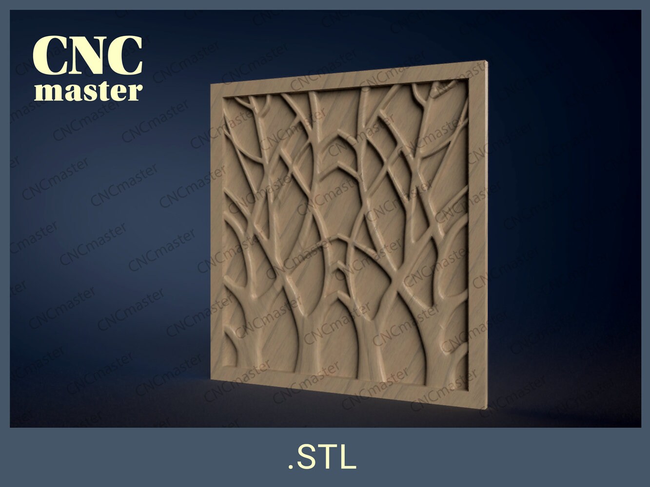 Panel “tree” 3D STL Model (digital Model) | STL 3D Model for CNC Router ...