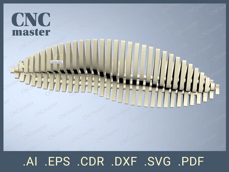 Parametric Shelf digital Model CNC Vector Model for CNC - Etsy