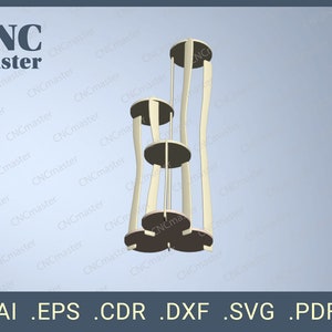 Flower Pots Stand (digital Model) | CNC Vector Model for CNC Router ...