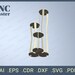 Flower Pots Stand digital Model CNC Vector Model for CNC Router, CNC ...
