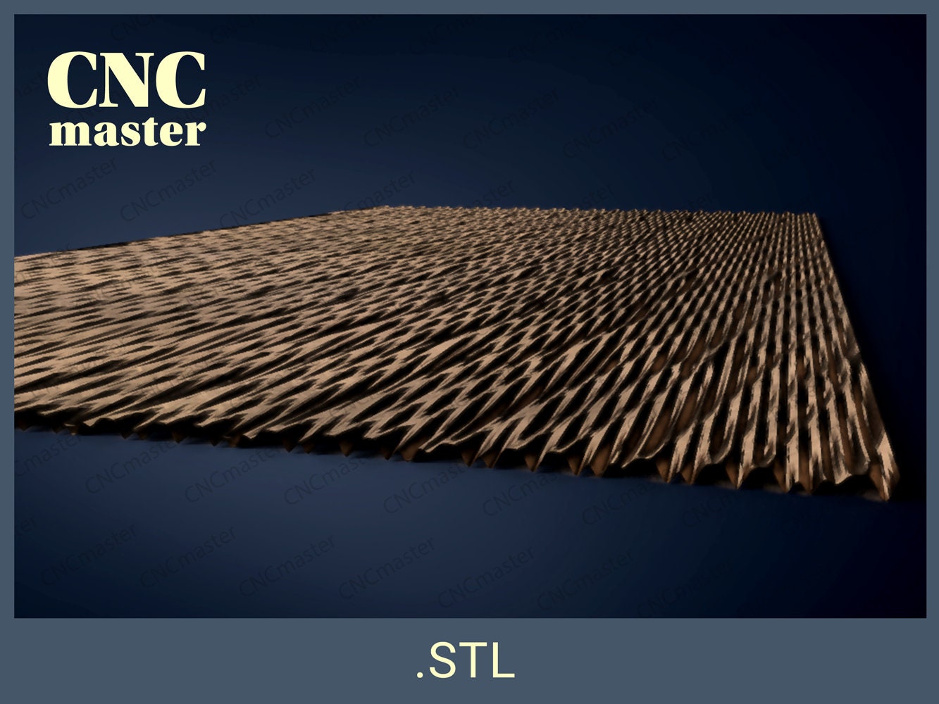 Panel ripple 3D STL Model digital Model STL 3D Model for CNC Router ...