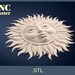 Decor "sun" 3D STL Model (digital Model) | STL 3D Model for CNC Router ...