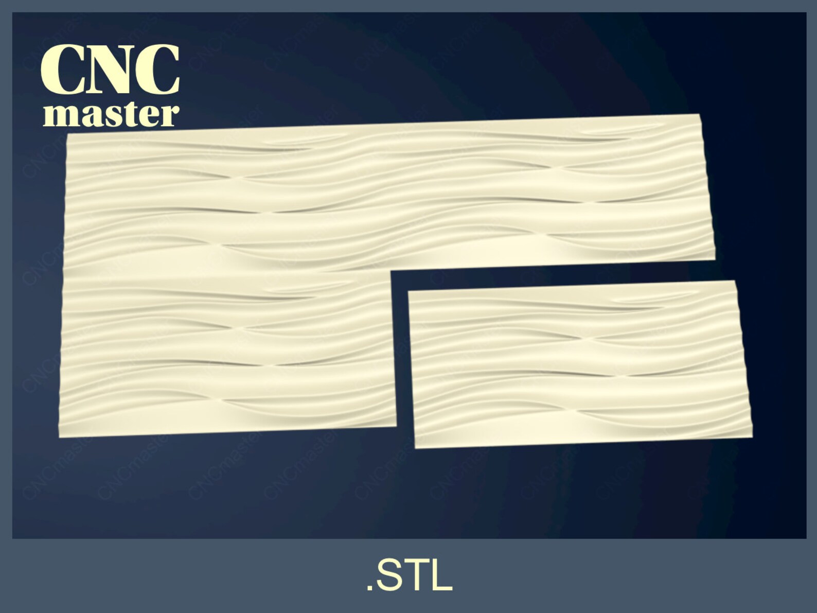 Wavy Panel-2 3D STL Model digital Model STL 3D Model for - Etsy