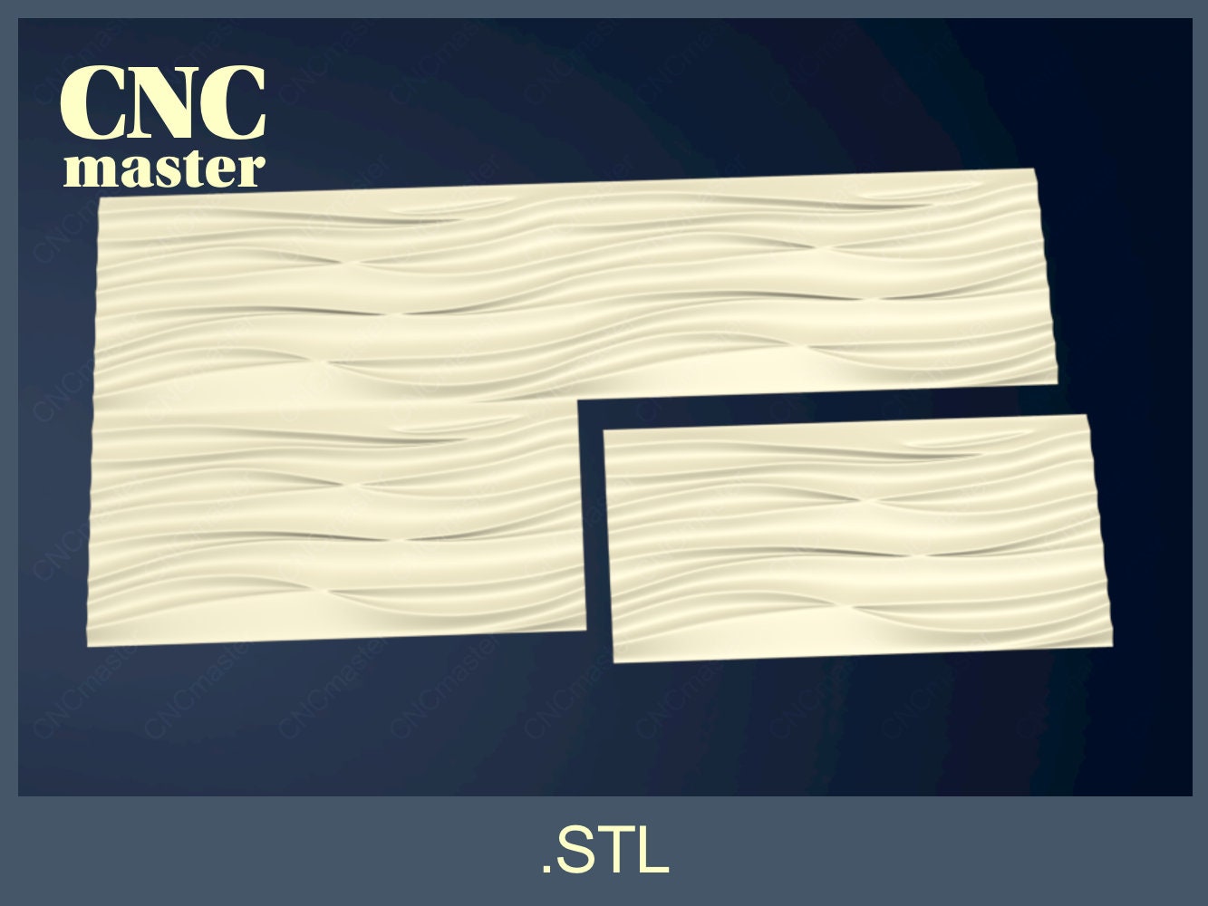 Wavy Panel-2 3D STL Model digital Model STL 3D Model for - Etsy