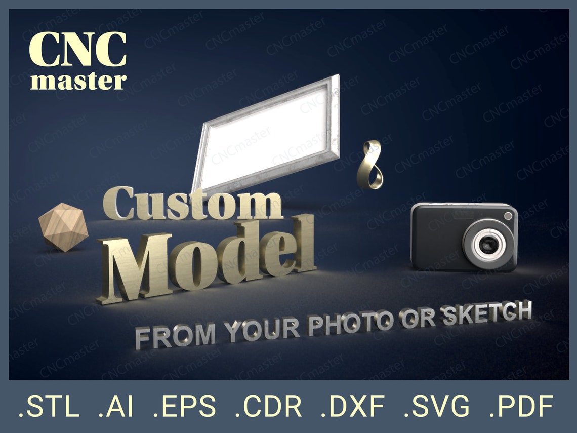 Custom Model From Your Photo digital Model CNC Vector Model for CNC ...