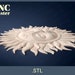 Decor "sun" 3D STL Model (digital Model) | STL 3D Model for CNC Router ...