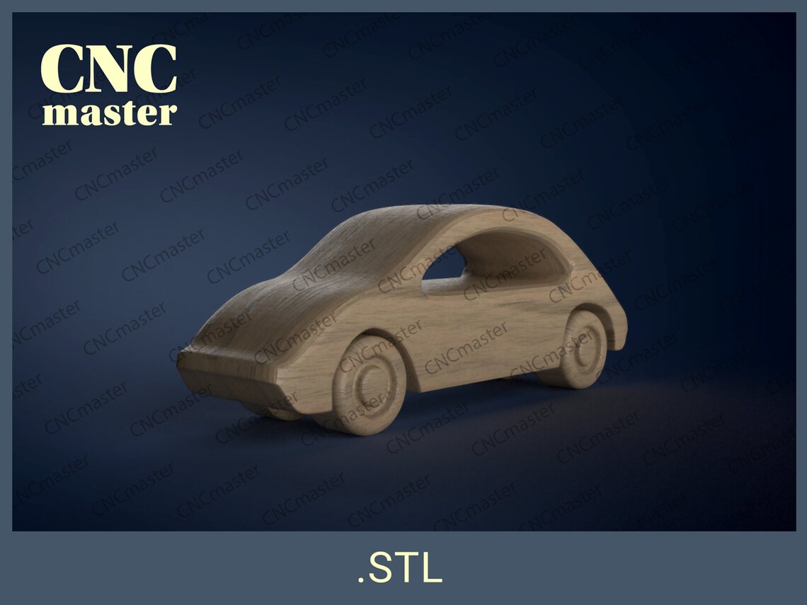 Toy Car 3D STL Model digital Model STL 3D Model for CNC - Etsy